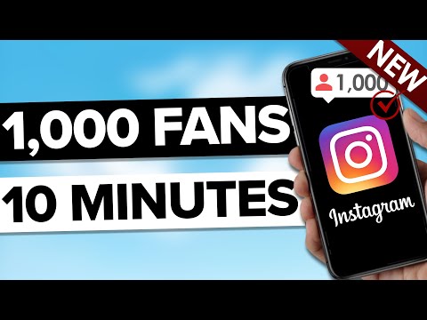 How To Grow 1000 REAL Followers on Instagram in 10 minutes in 2025 (get instagram followers FAST)