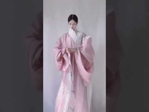 Chinese traditional clothes, hanfu.