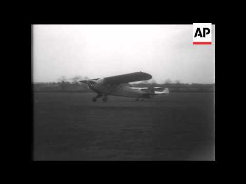Plane With Single-Blade Propeller.