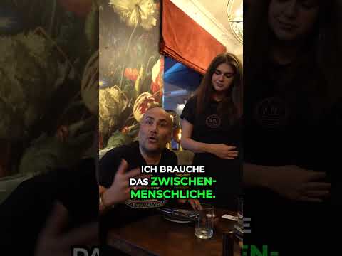 Speisekarten als QR-Code finde ich überhaupt nicht gut.