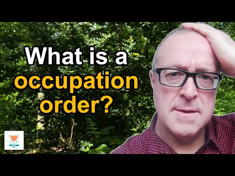 What is a occupation order in family courts? Professional McKenzie friend explains | domestic abuse