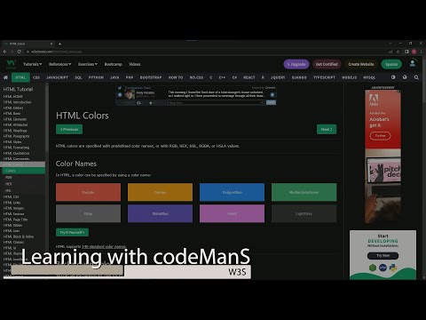 (SCRAPPED) Master HTML with W3Schools: HTML Colors