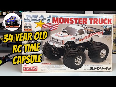 e329: Unboxing An RC Time Capsule... Kyosho's Original USA-1 4WD & 4WS Monster Truck