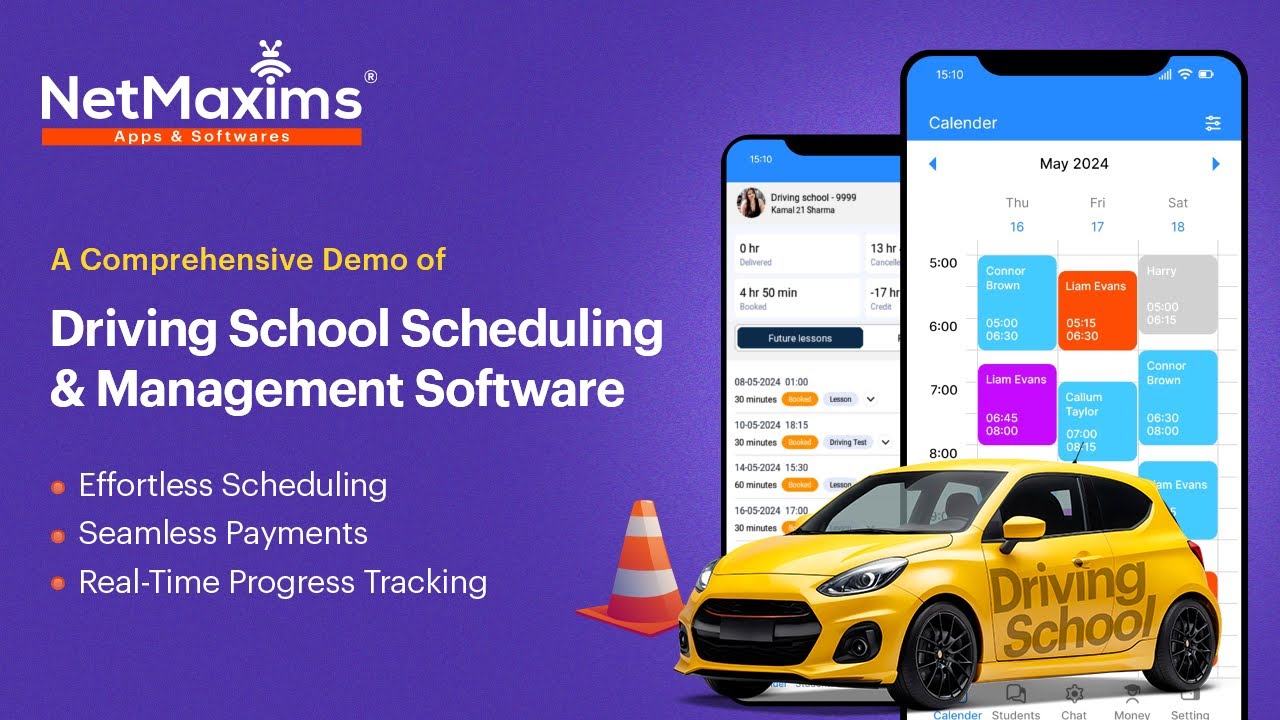 Comprehensive Driving School Management Software Demo | NetMaxims Technologies