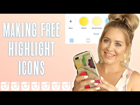 DIY Free Instagram Highlight Icons