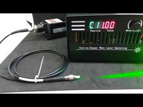 532nm 500mW at the end of fiber with SMA905 fiber