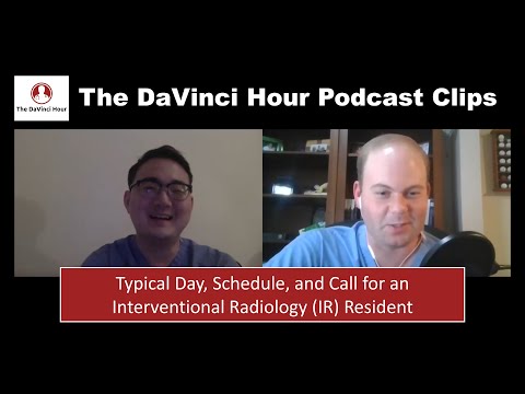 Interventional Radiology (IR) Resident Typical Day, Schedule, and Call