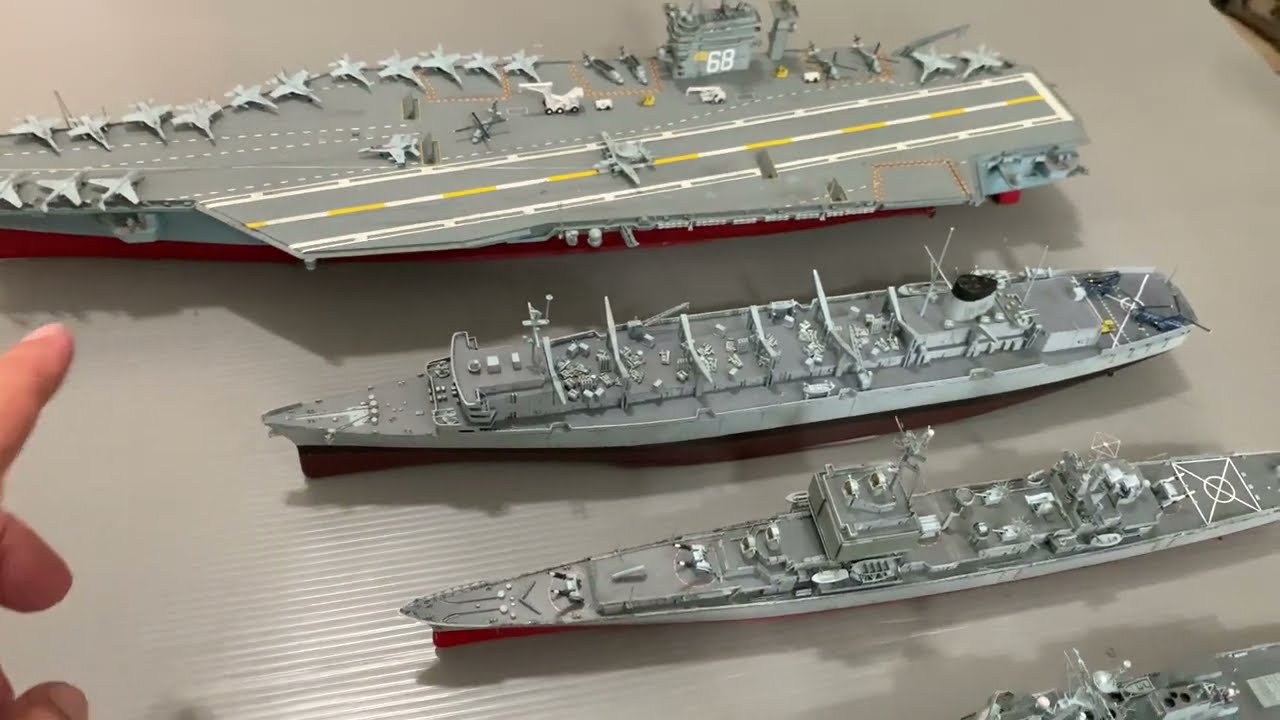 1/700 USS Long Beach CGN-9. Dragon. Built update part 5 & completion. 