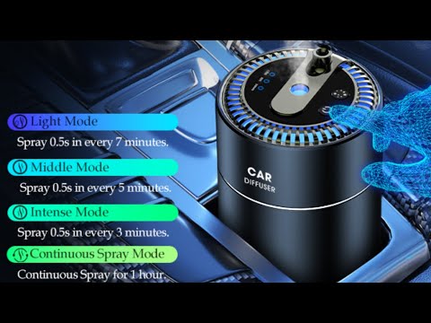 RoyAroma Smart Car Air Fresheners with Star Projector, Car Essential Oil Diffuser Review with Scents