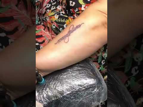 Handattoo - Memento vivere /Time lapse