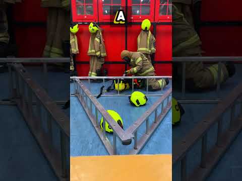 Firefighters Training ๐งโ๐ #shorts