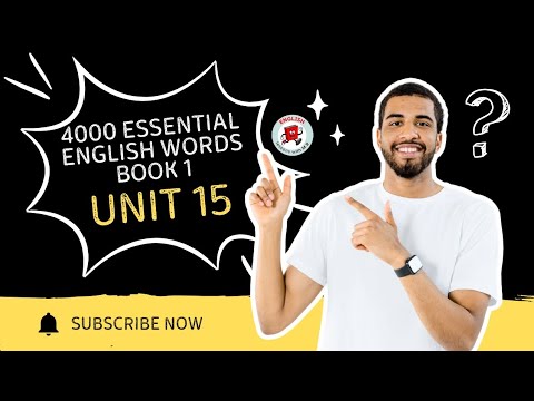 4000 Essential English Words – Book 1 Unit 15 | Boost Vocabulary & Speak Like a Native💫💯📚