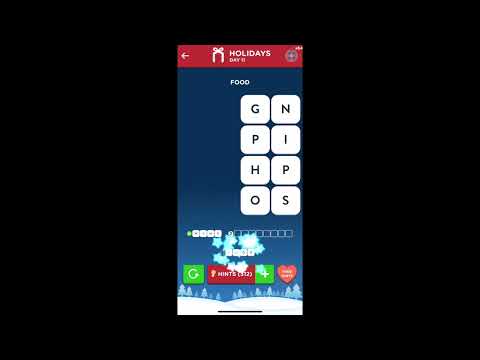 WordBrain 2 Holiday Event Day 11 December 11 2023 Answers, Solutions and Walkthrough