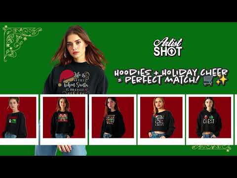 Winter Wonderland: Women's Christmas Hoodie ❄️🌟