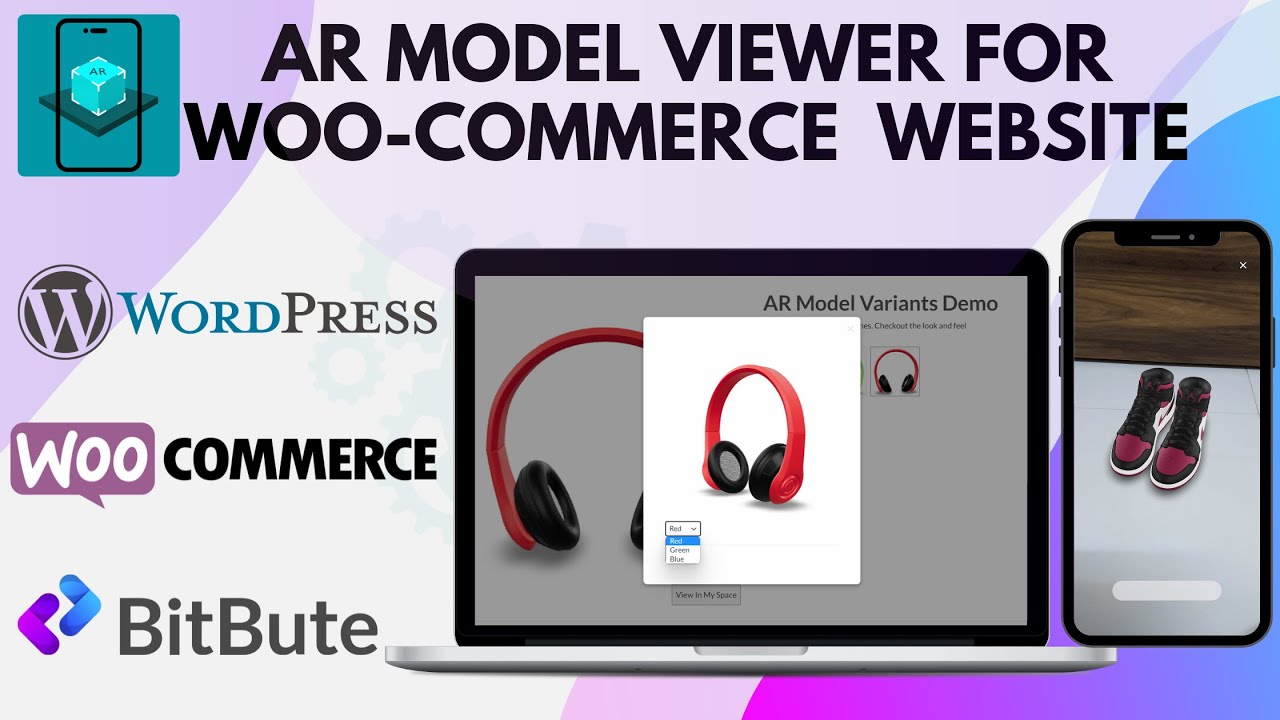 AR Model Viewer (WordPress plugin for woo-commerce website)