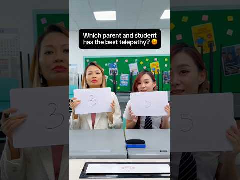 Which parent and student has the best telepathy? 🤔