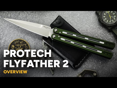 Protech & Squid Industries FlyFather 2 - Bushing Pivot & Zen Pin Balisong Overview
