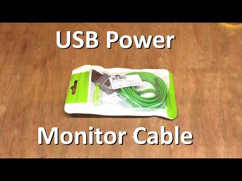 USB Power Monitor Cable - 12v Solar Shed
