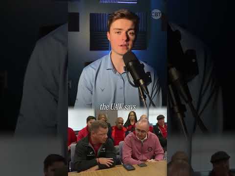 UAW Shawn Fain backs Trump’s auto tariffs to protect American jobs #automotive #uaw #tariffs #trump