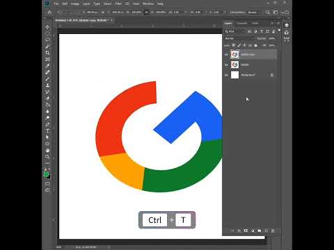 Easily Google, Facebook, Photoshop, Spotify, Whatsapp logo icon design | Adobe Photoshop CC 2019.