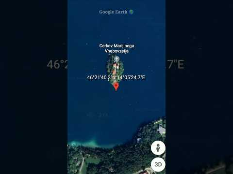 Bled Lake Google Earth #Google Maps #Earth
