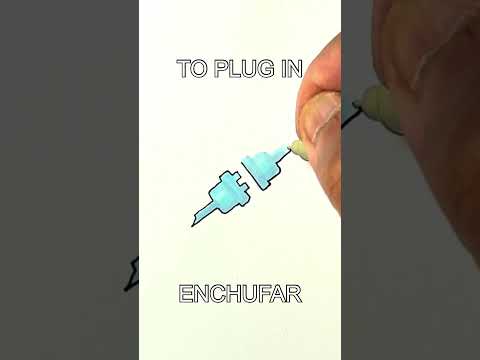 Learn Spanish! ¡Aprenda Inglés! TO PLUG IN : ENCHUFAR