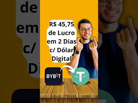 USDT DOLAR DIGITAL CRIPTO GRATIS - COMO LUCRAR R$ 45,75 em 2 DIAS