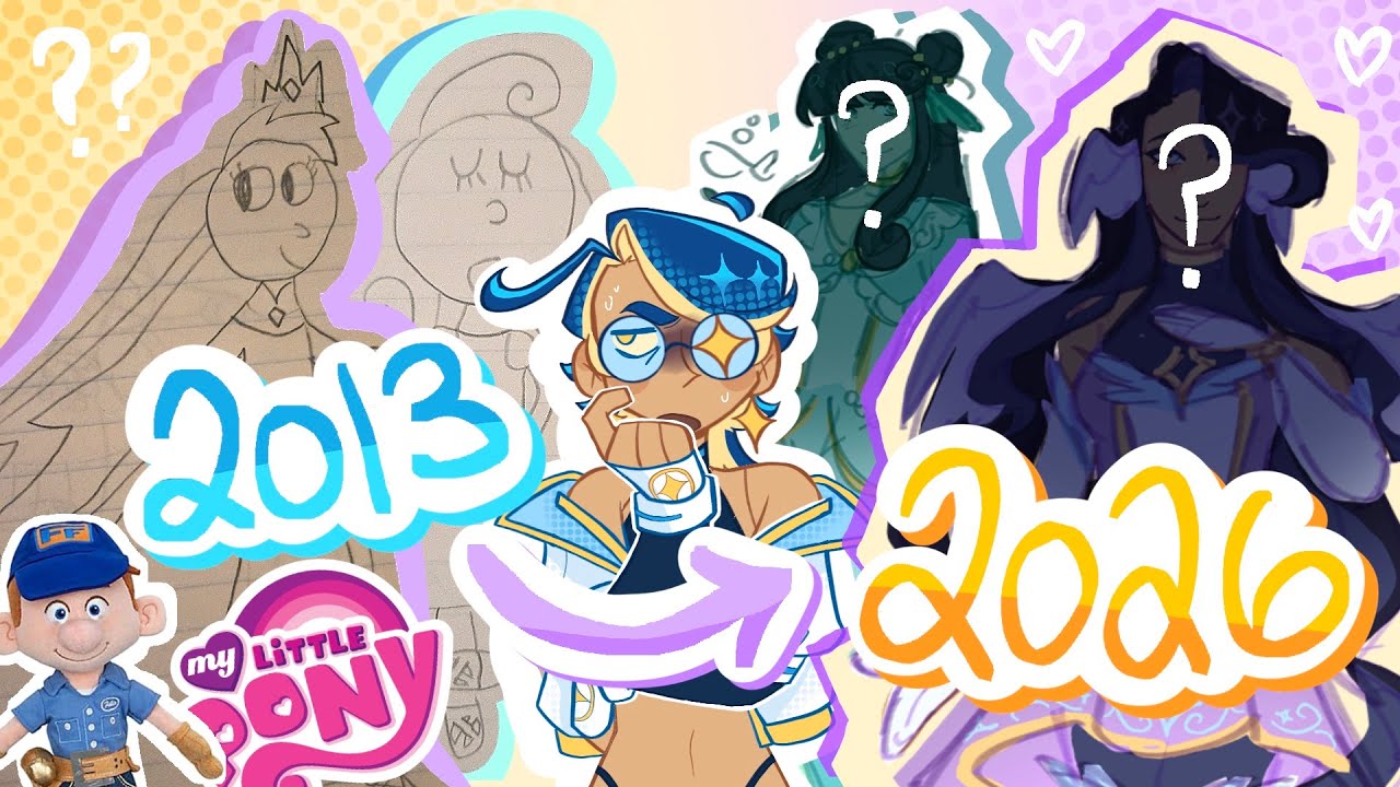 redesigning my OLDEST OCs??