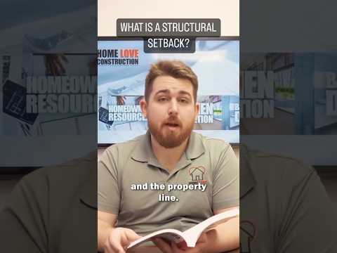WHAT IS A STRUCTURAL SETBACK? TAMPA GENERAL CONTRACTOR ANSWERS!
