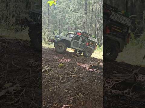 TRX4 Defender #RTR #RC Forest Lake Trail #Mickey Thompson Baja Off-road Tires