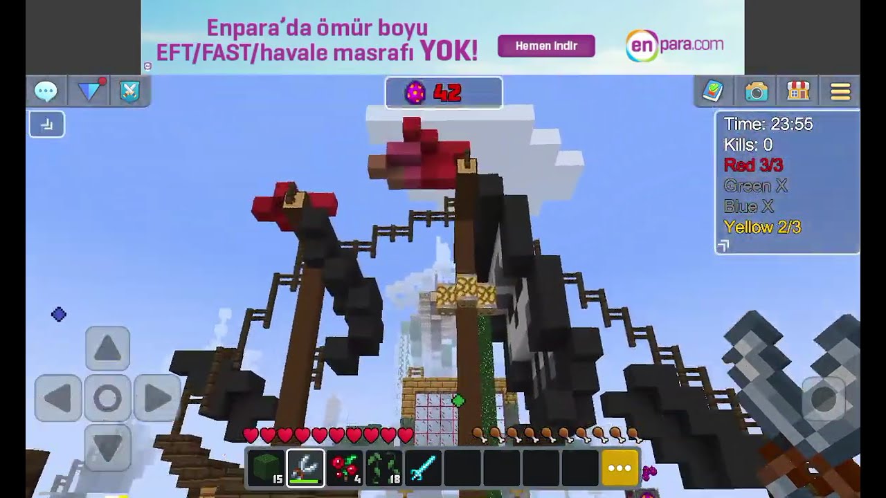 minecraft, planet craft playing, diamond sword, your team's egg is under attack.