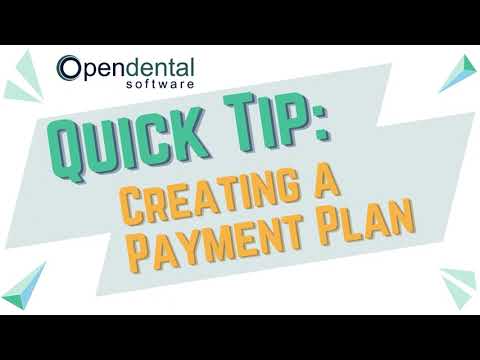 QuickTip: Payment Plan Patient