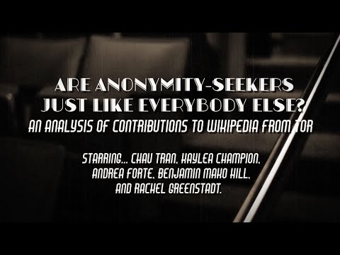 Are Anonymity Seekers Just Like Everybody Else? An Analysis of Contributions to Wikipedia from Tor