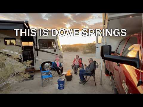 Boondocking at Dove Springs OHV Area in California