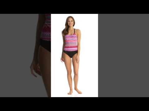 Next Women's Body Renewal Third Eye 2 Shirr Tankini Top | SwimOutlet.com