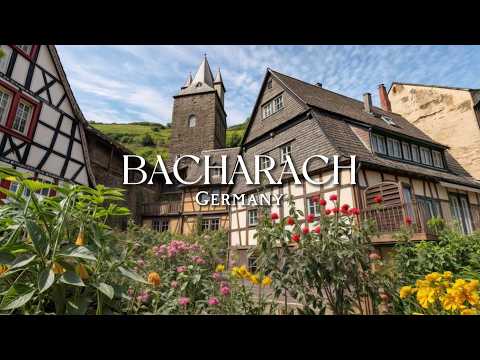 ???????? Walking Tour in Bacharach | The Most Beautiful Village in Rhineland