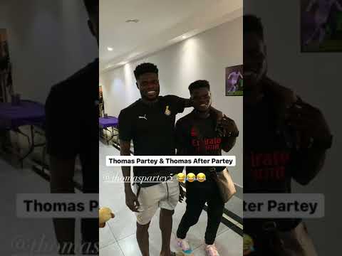 “Thomas After Partey!” | Arsenal star meets lookalike 😂 #shorts