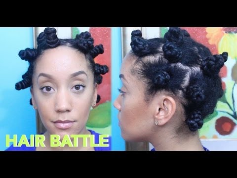 Twisted Bantu Knots vs Regular Bantu Knots