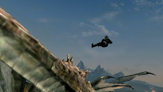 Anti Dragon Aerial Rider KICK at Skyrim Special Edition Nexus - Mods ...