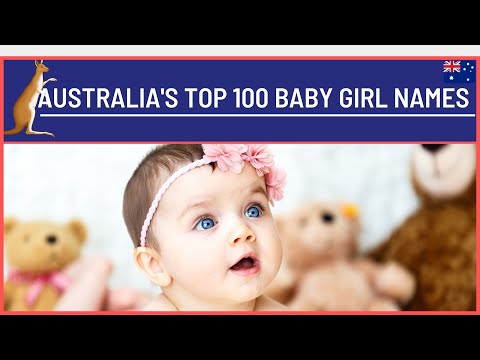 Australia's Top 100 Baby Girl Names | Australia Baby Girl Names 2022 | Popular Australian Girl Names