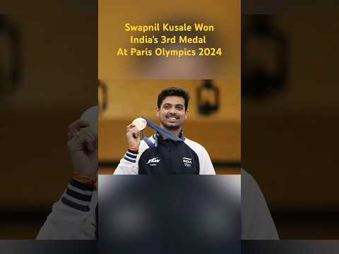 Swapnil Kusale Won India's ๐ฎ๐ณ 3rd Medal๐ฅAt Paris Olympics #shorts #parisolympics2024 #swapnilkusale
