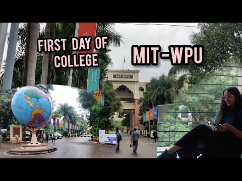 vlog :- FIRST DAY OF COLLEGE . mit-wpu . MIT pune . #mitwpu #mitpune #collegelife