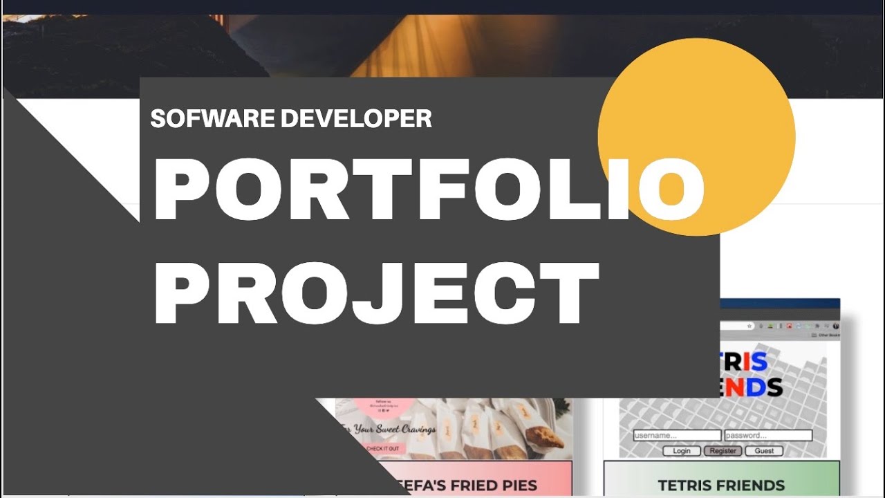 Software Developer Portfolio Project