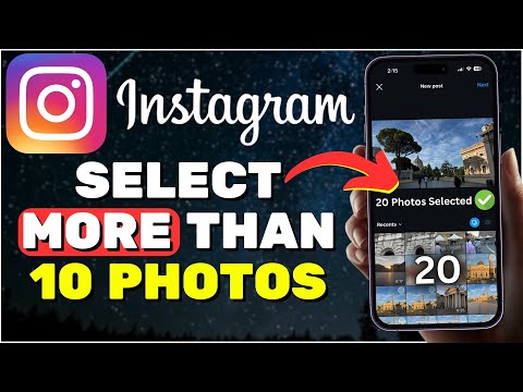 How to Fix Instagram Not Selecting More Than 10 Photos - Add 20 Photos to Instagram Post!