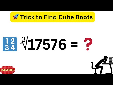 Cube Root of 17576 | How to Find Cube Roots Easily | Math Tricks Explained