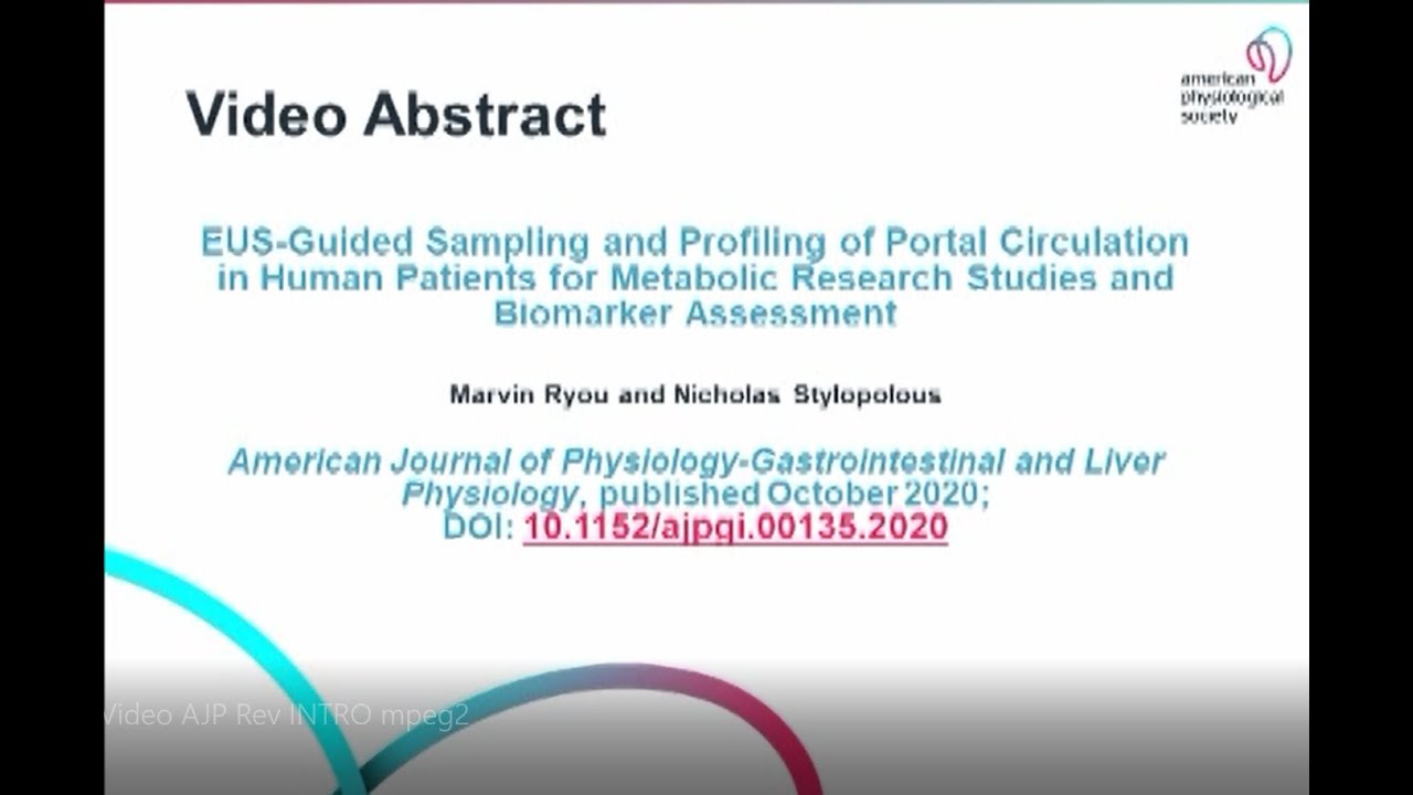 EUS-Guided Sampling and Profiling of Portal Circulation in Human Patients