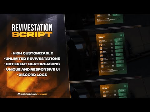 [FIVEM/ESX] Revivestation Script l discord.gg/unique