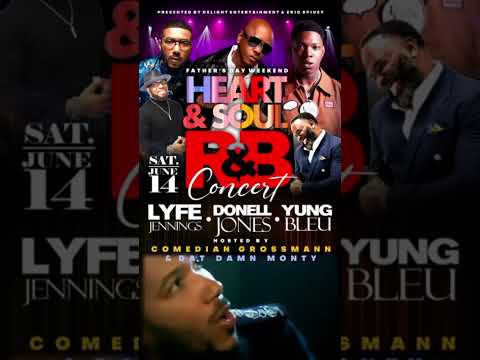 @lyfejennings, @donelljonesforever, and @bleuvandross are bringing the Heart & Soul R&B Concert