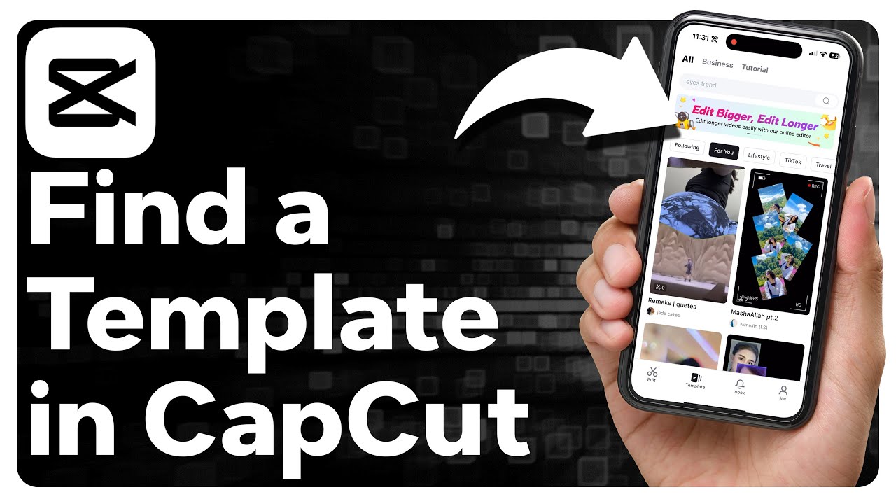How To Find A Template In CapCut