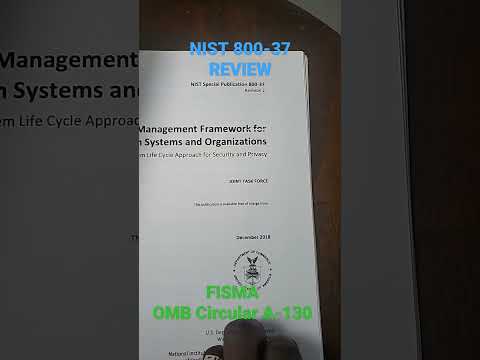 NIST 800-37 (RMF) Deep Dive part 2